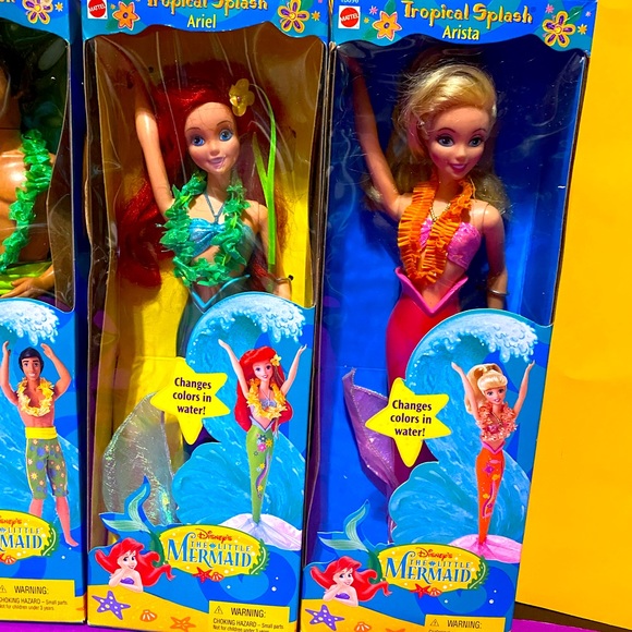 Disney | Toys | Disney Vintage 9s The Little Mermaid Tropical Splash ...